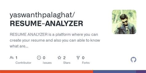 GitHub Yaswanthpalaghat RESUME ANALYZER RESUME ANALYZER Is A Platform Where You Can Create