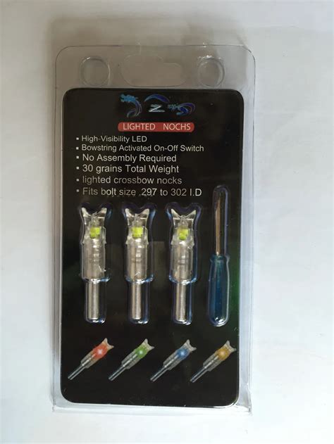 3pcs Lighted Nock Crossbow Bolts Nock Yellow Led Lighted Arrow Nock For