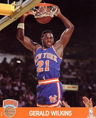 Gerald Wilkins Knicks Basketball New York Knicks Gerald Athletes