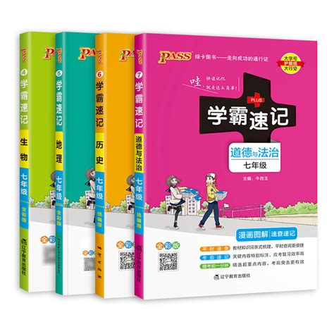 学霸速记初中七年级历史地理生物道德与法治小四门知识点汇总人教版初中7年级上下册知识清单初一学霸速记笔记历史地理生物政治虎窝淘