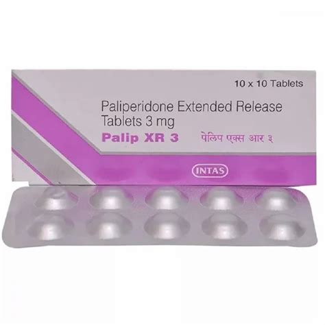 3mg Palip Xr Paliperidone Tablets At ₹ 70 Box In Nagpur Id 2856627903948
