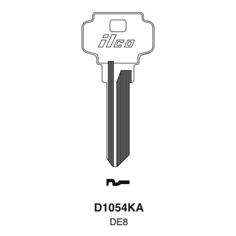 North American Ilco D KA DE Key Blank Dexter Master