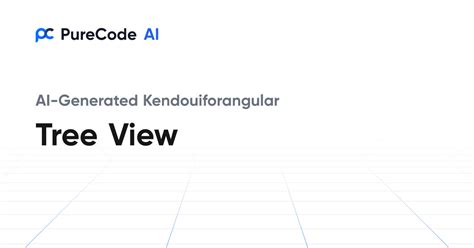 Build Great Kendouiforangular Tree View Components Faster Using Ai Tools