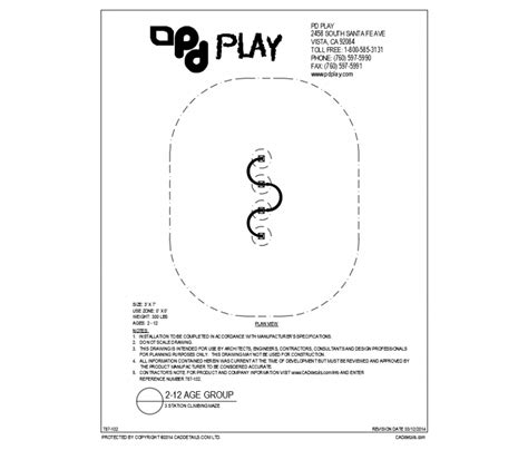 Nine Station Climbing Maze Play Equipment Details Of Garden Dwg File