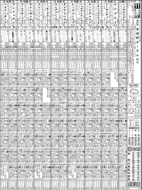 第63回 京成杯オータムh回顧 競馬 研究ニュース