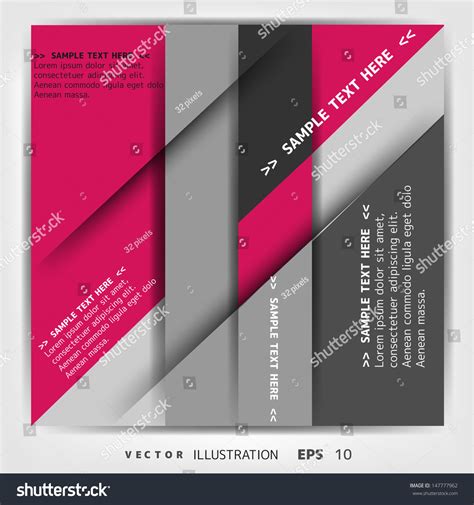 Background Abstract Blank Text Stock Vector Royalty Free Shutterstock