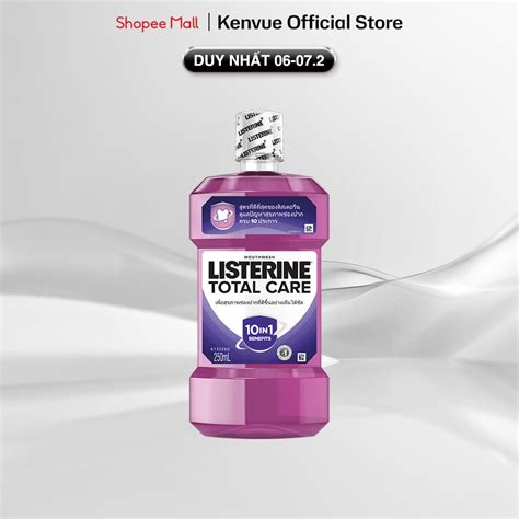 Nước Súc Miệng Chăm Sóc Toàn Diện Listerine Total Care Mouthwash 250ml