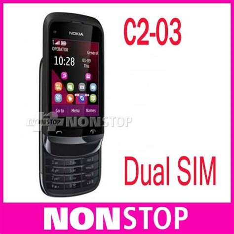 Original Nokia C Unlocked Phone Dual Sim Card Touchscreen Mp Memory Card Slots Video