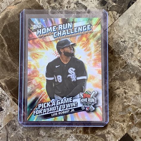 Topps Home Run Challenge Code HRC Luis Robert Jr Chicago White Sox B EBay
