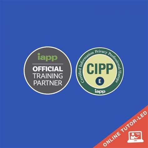 Online Certified Information Privacy Professionaleurope Cippe