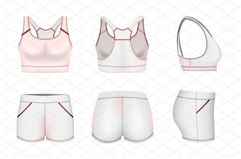 White Women Sports Bra Crop Top Masterbundles