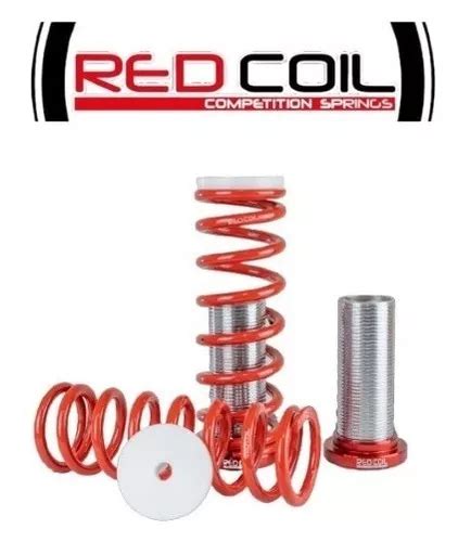 Kit Traseiro Rosca E Molas Slim Saveiro G2 G3 G4 Red Coil
