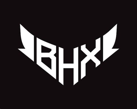 Premium Vector Bhx Letter Logo Design Template