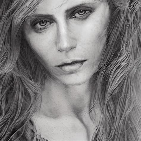Catherine Hyper Realistic Illustration · Creative Fabrica