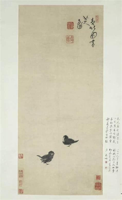 傳神之筆！八大山人「鳥禽魚石」畫作精選 每日頭條
