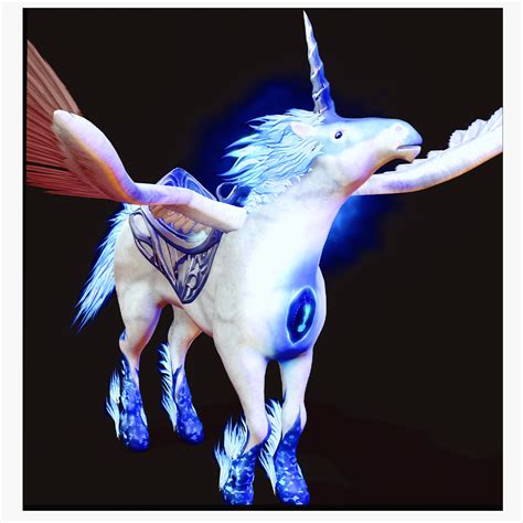 Файл OBJ HORSE PEGASUS 3d model Animated Blender Fbx Unity Maya