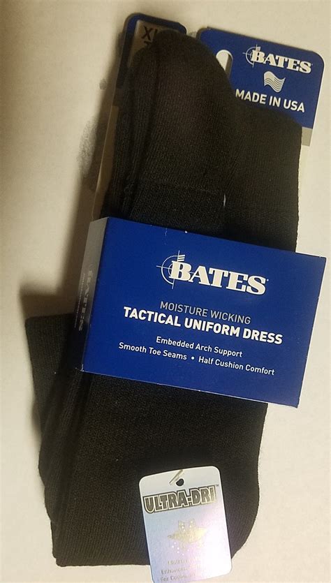 Unisex Bates Uniform Dress Socks Black Bootsplusmore