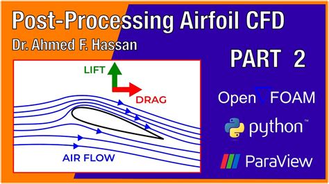 Post Processing Airfoil Cfd Simulation In Openfoam Python And Paraview