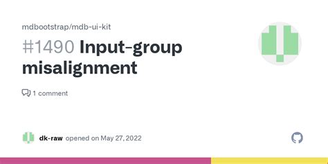 Input Group Misalignment · Issue 1490 · Mdbootstrapmdb Ui Kit · Github