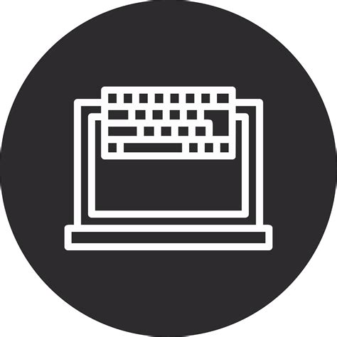 Keyboard Inverted Icon 40890099 Vector Art At Vecteezy