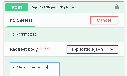 Json Asp Net Core Action With Raw String Parameter Stack Overflow
