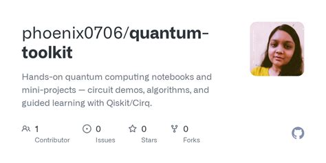 Github Phoenix0706quantum Toolkit Hands On Quantum Computing