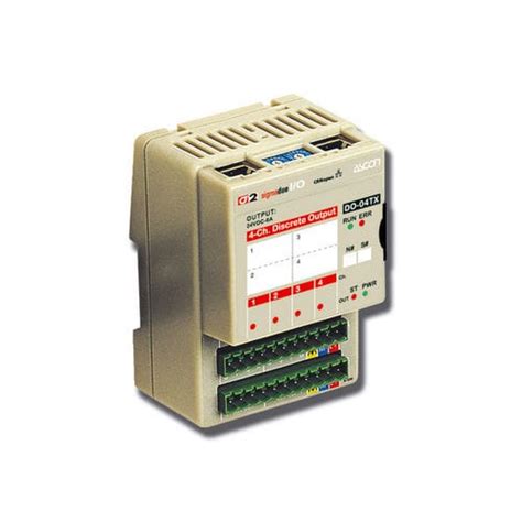 Module d E S numérique DO 04TX ASCON TECNOLOGIC CANopen à 4