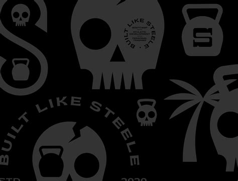 Built Like Steele Badges Logos