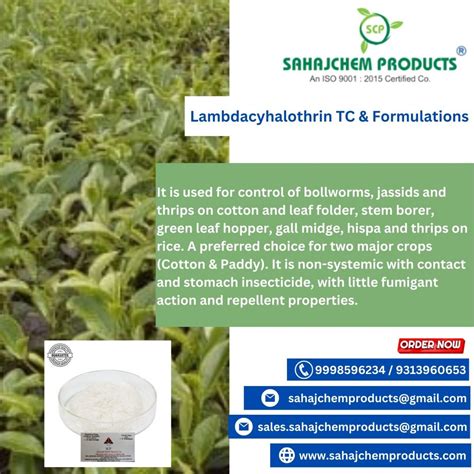 Lambda Cyhalothrin 5 Ec Sahajchem Products