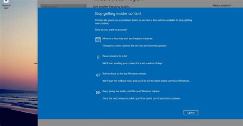 在 Windows 10 中禁用 Windows Insider Errortools
