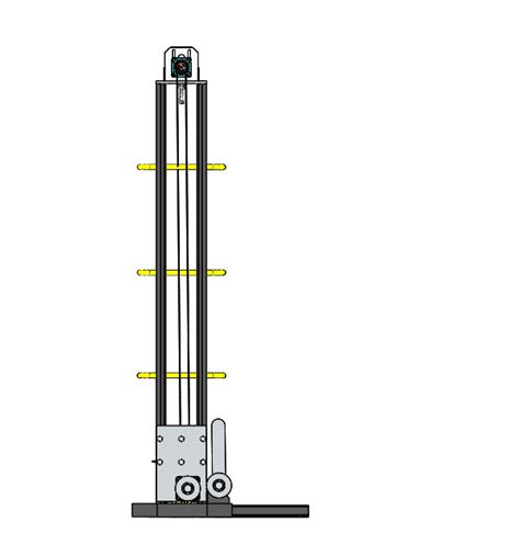 新型举升机三维模型设计solidworks 2017模型图纸下载 懒石网