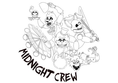 Раскраски Фокси из ФНАФ распечатать бесплатно Colorate