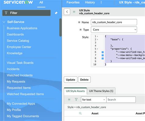Servicenow Next Ui Theme Your Instance Quick Hacks