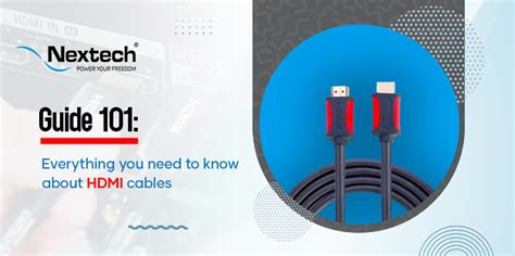 Everything You Need To Know About Hdmi Cables Nextech By Amson