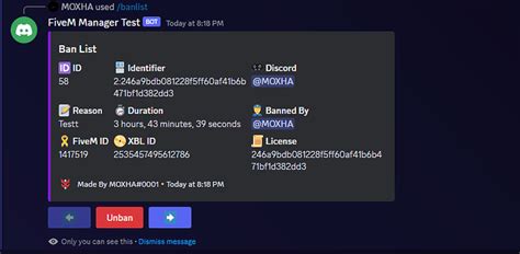 FREE ABANDONED ESX QBCore Discord Manager Easy Setup A Great Management For
