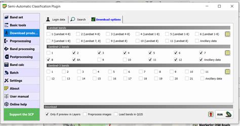 Qgis Downloading Sentinel 2 Imagery Using Semi Automatic Classification Plugin Geographic