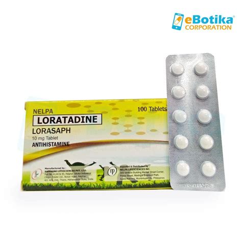 Loratadine Lorasaph 10mg Tablet 10pcs Tablet Shopee Philippines