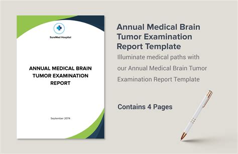 Annual Medical Brain Tumor Examination Report Template In Pdf Word