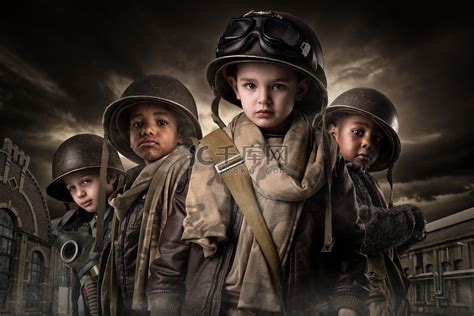 男孩士兵高清摄影大图 千库网