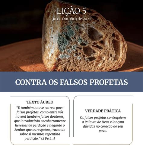LiÇÃo 5 Contra Os Falsos Profetas Pecador Confesso