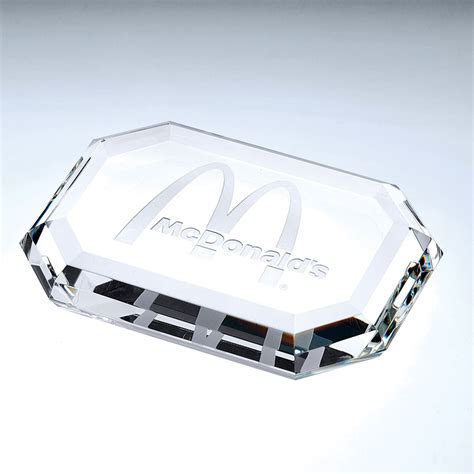 Crystal Paperweight Rectangle