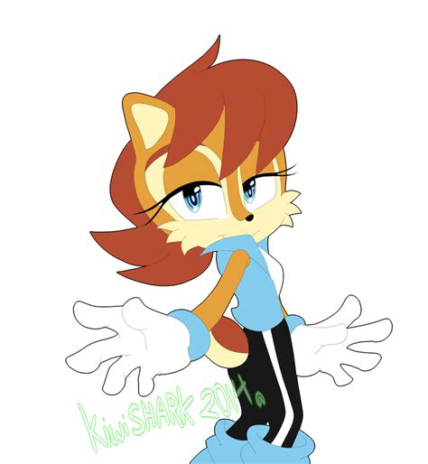 Sally Acorn By Kiwisharku On Deviantart