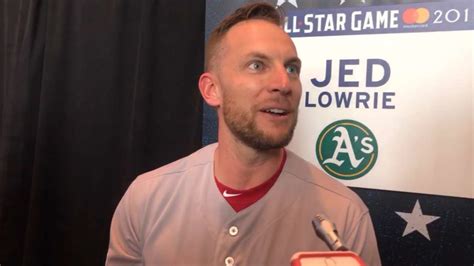Jed Lowrie On Making His First All Star Game 07162018 Athletics