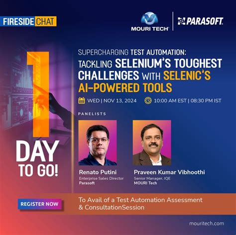 Mouri Tech On Linkedin Mouritech Ai Selenium Testing Firesidechat