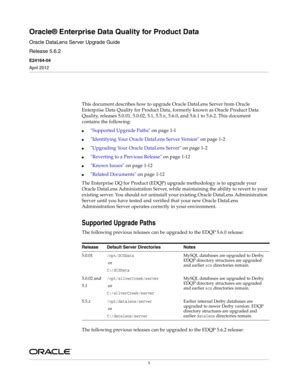 Fillable Online Oracle Enterprise Data Quality For Product Data