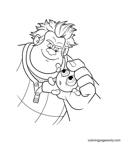 Desenhos De Detona Ralph Para Colorir E Imprimir Pintar Grátis Online