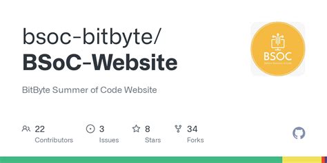 Github Bsoc Bitbyte Bsoc Website Bitbyte Summer Of Code Website