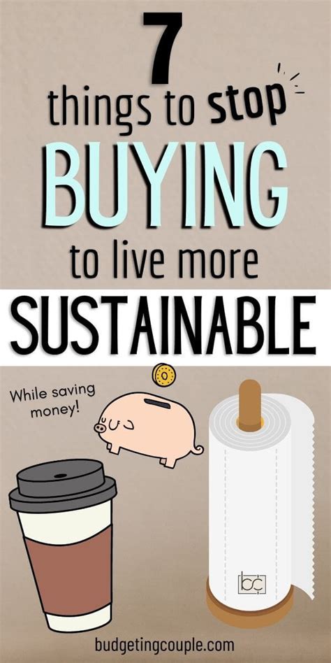 7 Ways To Start Sustainable Living On A Budget Budgeting Couple