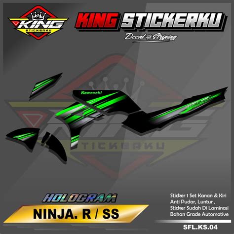 Sticker Striping List Variasi Ninja R SS Stiker Striping Motor