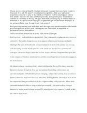 Health Psy Disc 3 Docx Share An Intentional Health Related Behavior